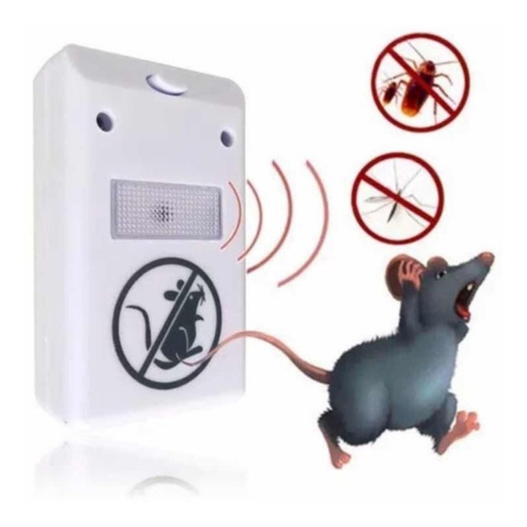 Repelente Eletronico Aparelho Espanta Rato Barata Atoxico - Faz a Boa!