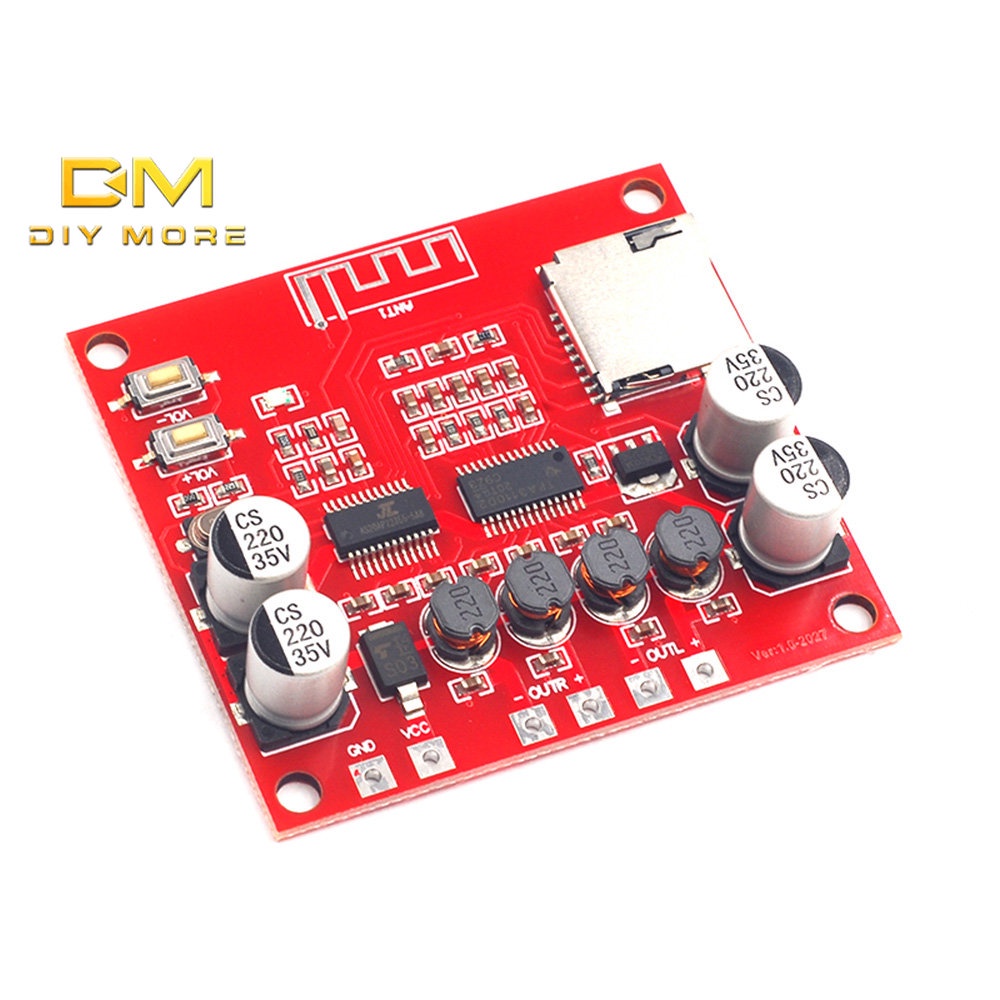 DIYMORE XH-A233 Placa Amplificadora De Potência Bluetooth Versão 4.2 Ultra HD Alto-Falante De ...