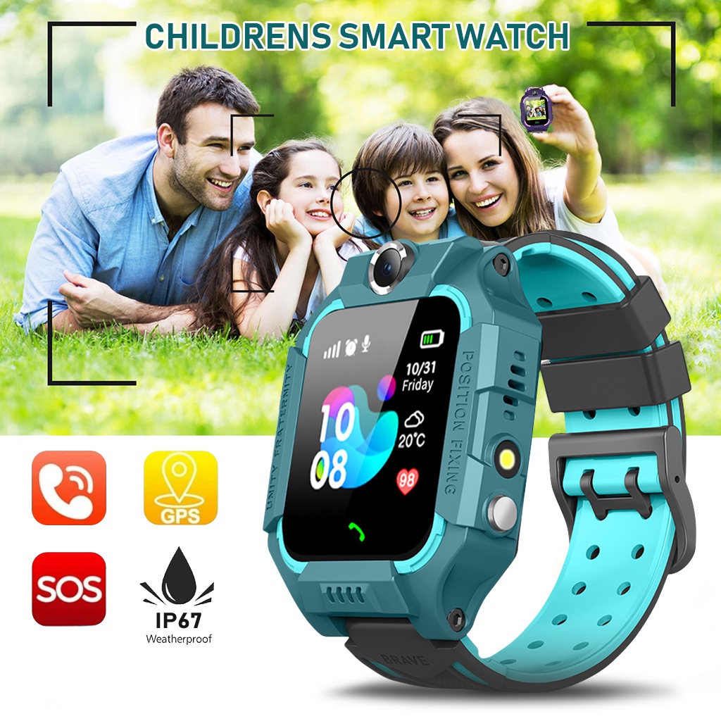 Q19 Kids Smart Watches GPS Tracker Phone Call for Boys Girls Relógio De ...