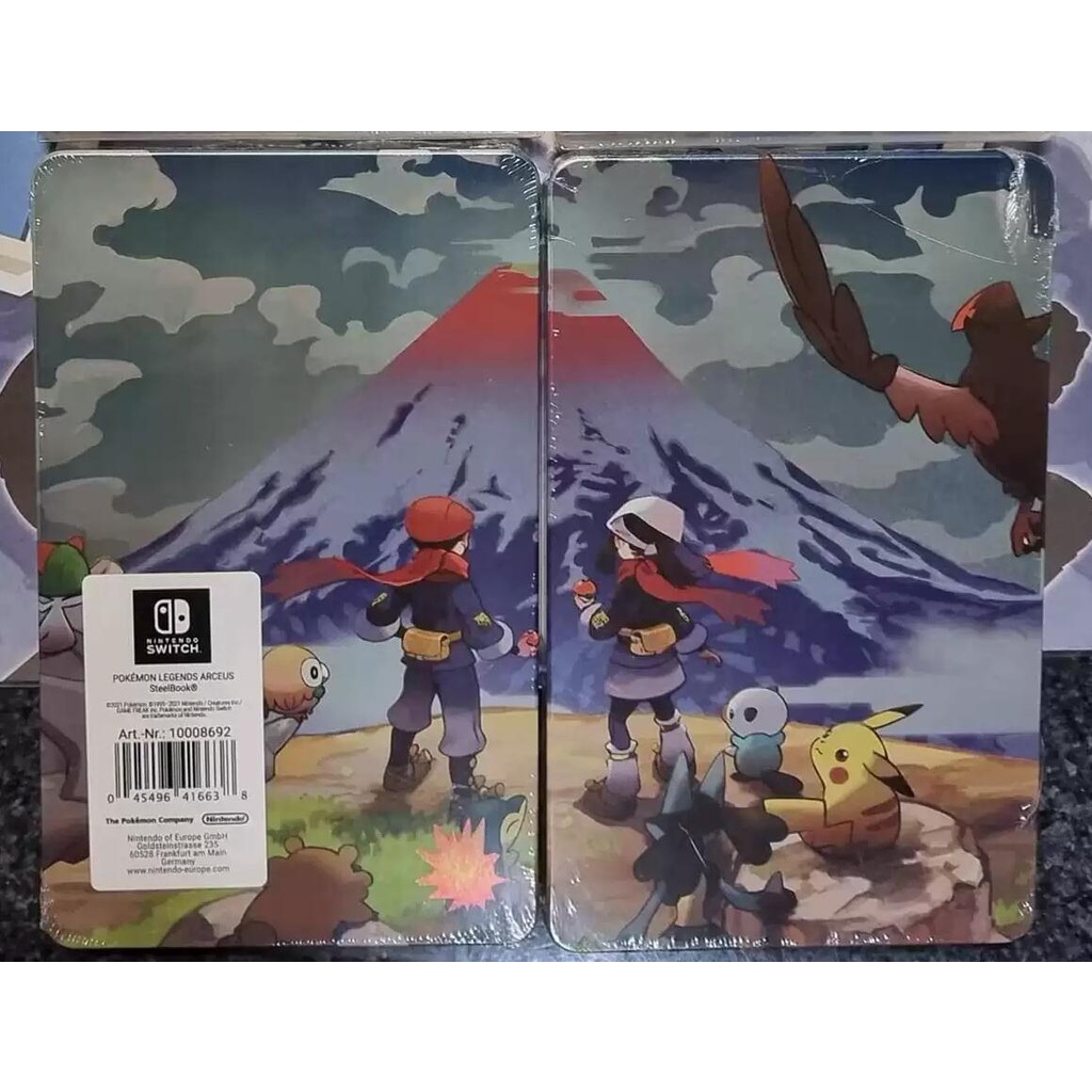 Steelbook Nintendo Switch Original Pokémon Legends Arceus Caixa De ...