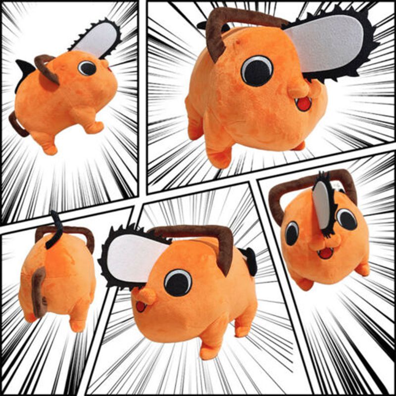 10/25/40cm Anime Chainsaw Man Denji Cosplay Plushie Pochita Bonecas ...