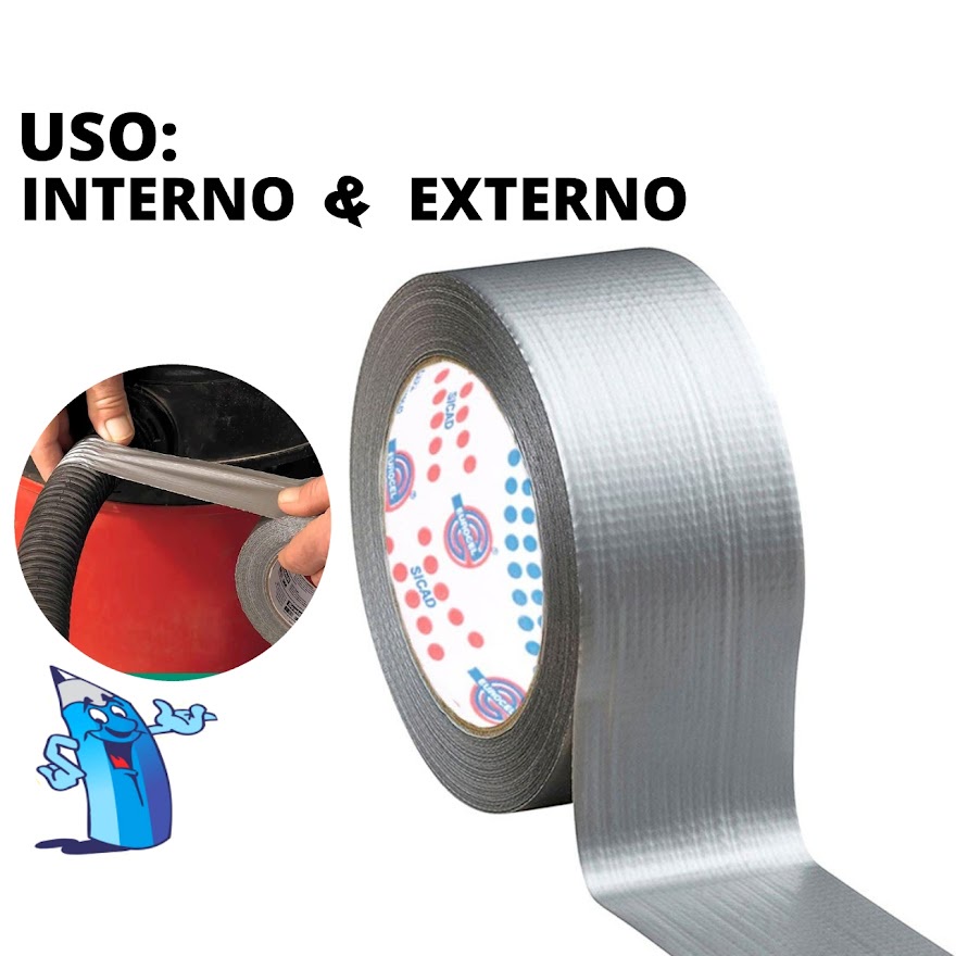 FITA SILVER TAPE ADESIVA EXTRA FORTE 50X5MT EUROCEL | Shopee Brasil
