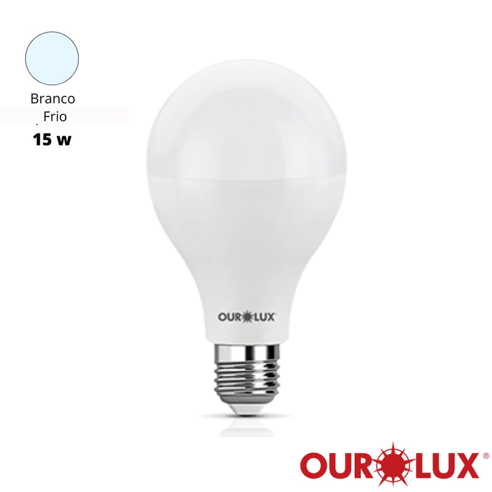Lâmpada Led 6500k 15W - Ourolux | Shopee Brasil