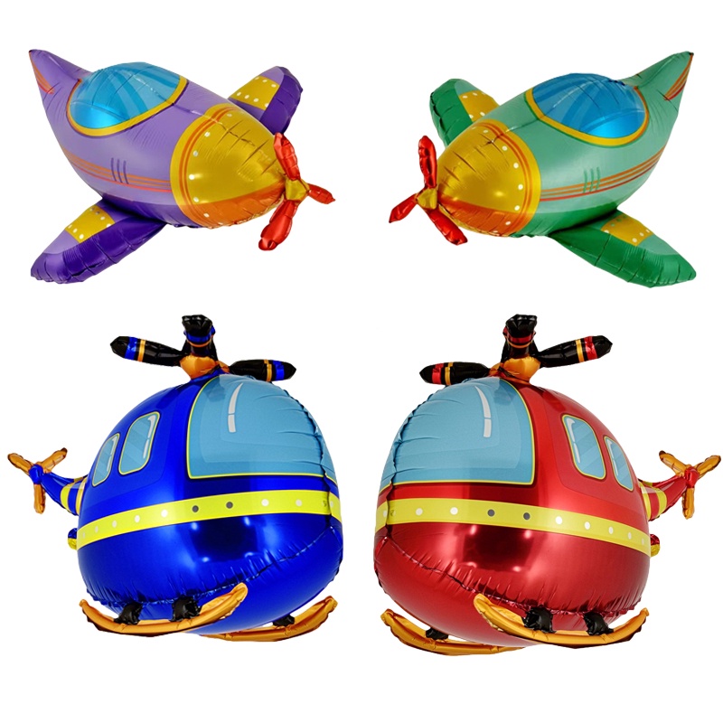 Balões De Folha De Avião Plane Kids Toy Party Decor Xmas Gift | Shopee ...
