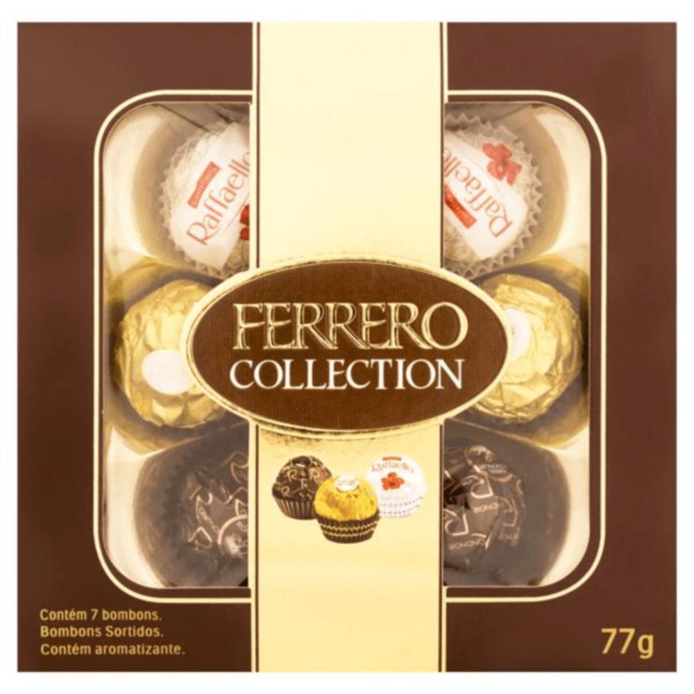 Bombom Ferrero Collection 7 unidades 77g - Ferrero Rocher | Shopee Brasil