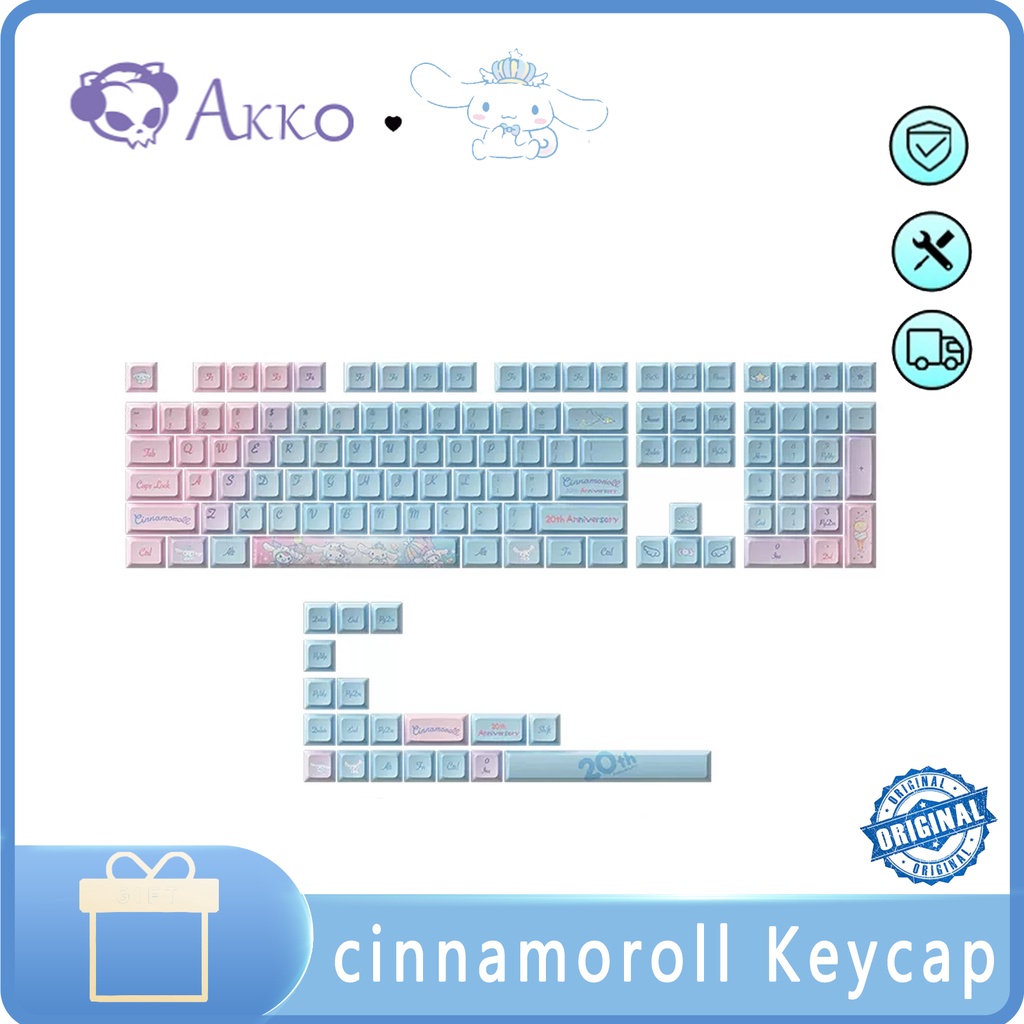 Akko Cinnamoroll 20o Aniversário JDA / OPI Keycap Set | Shopee Brasil