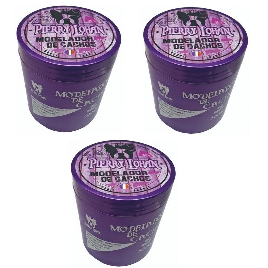 Pierry Lohan Kit Modelador De Cachos 3x500g | Shopee Brasil