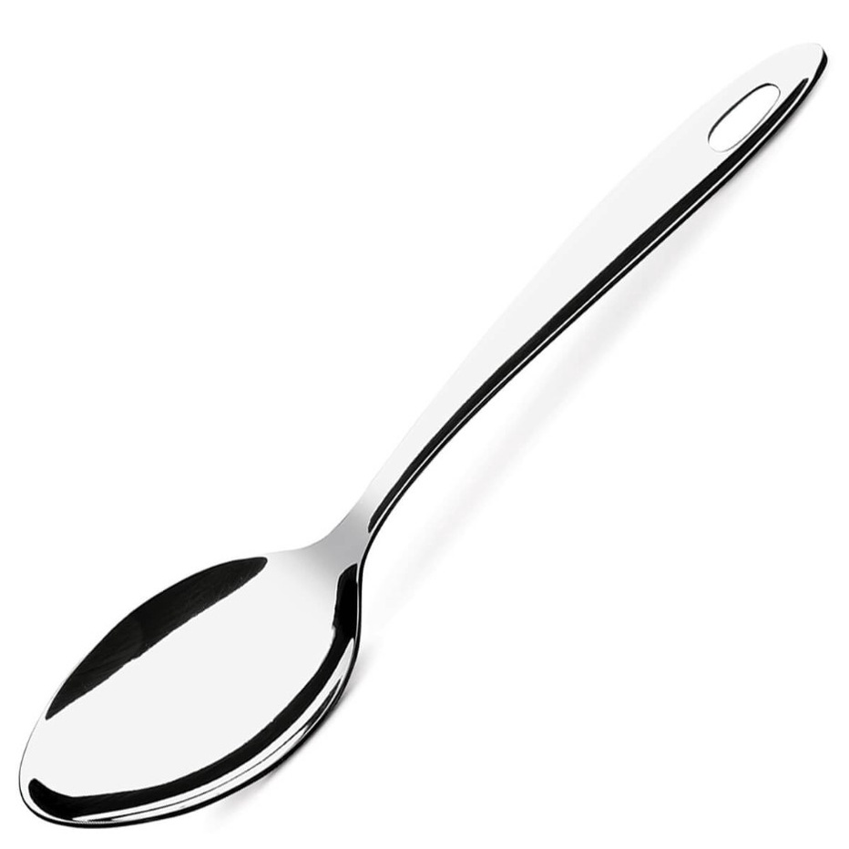 COLHER GRANDE LINHA SERVIR 24CM -FRATELLI | Shopee Brasil