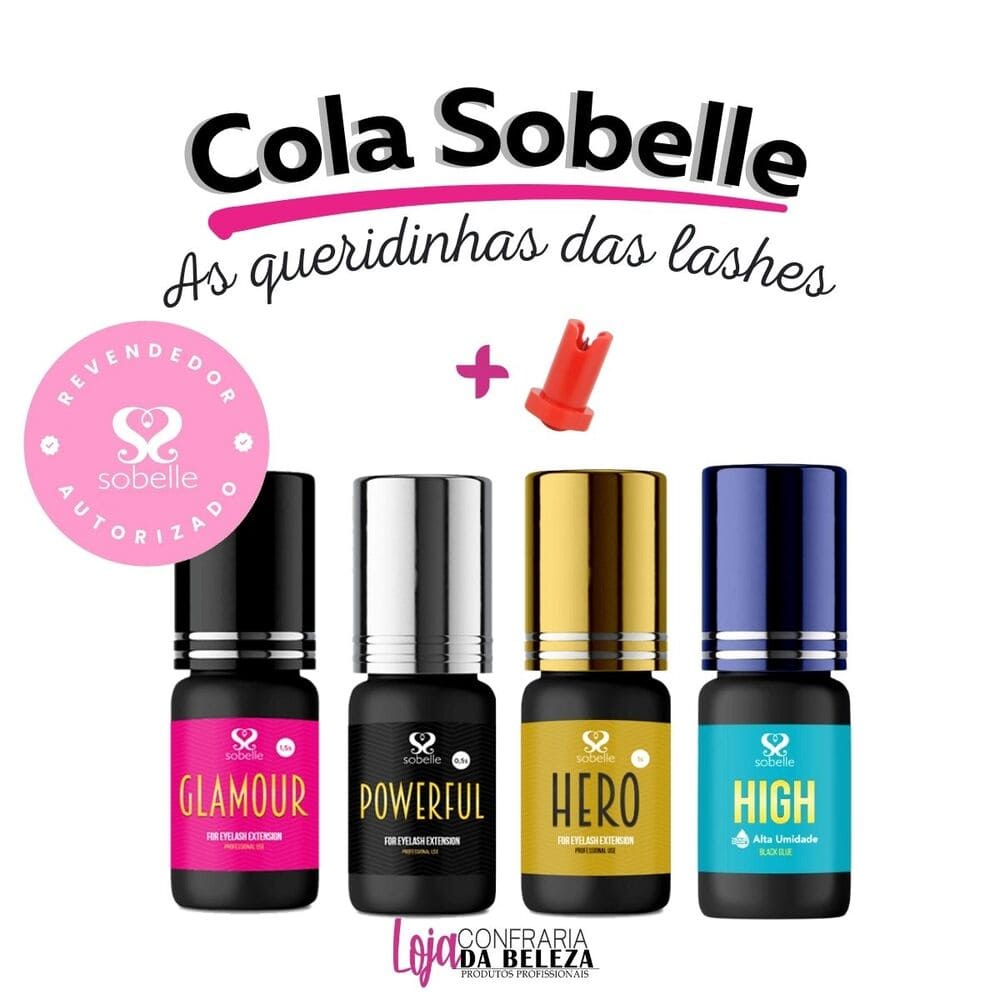 Cola de Cílios Sobelle Original com Registro na ANVISA | Shopee Brasil