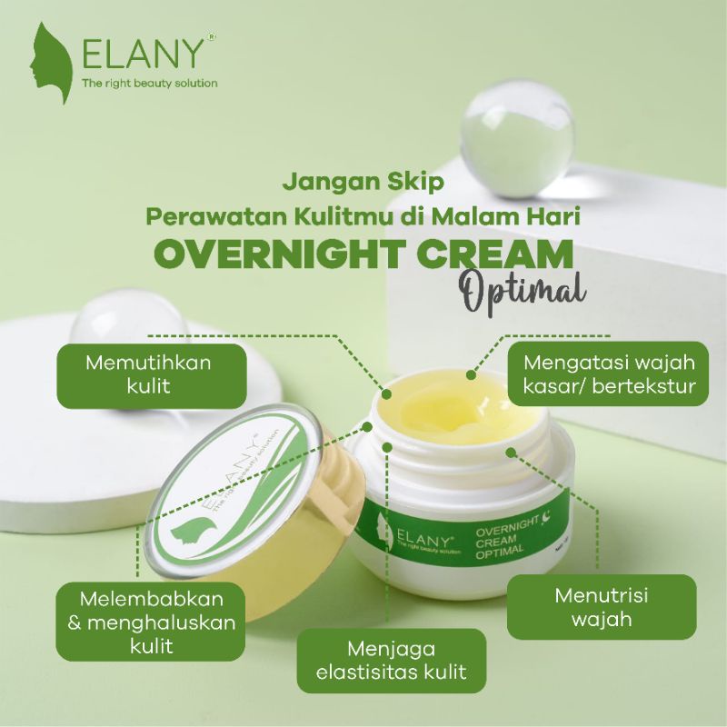 Creme De Noite OPTIMAL ELANY SKINCARE | Shopee Brasil