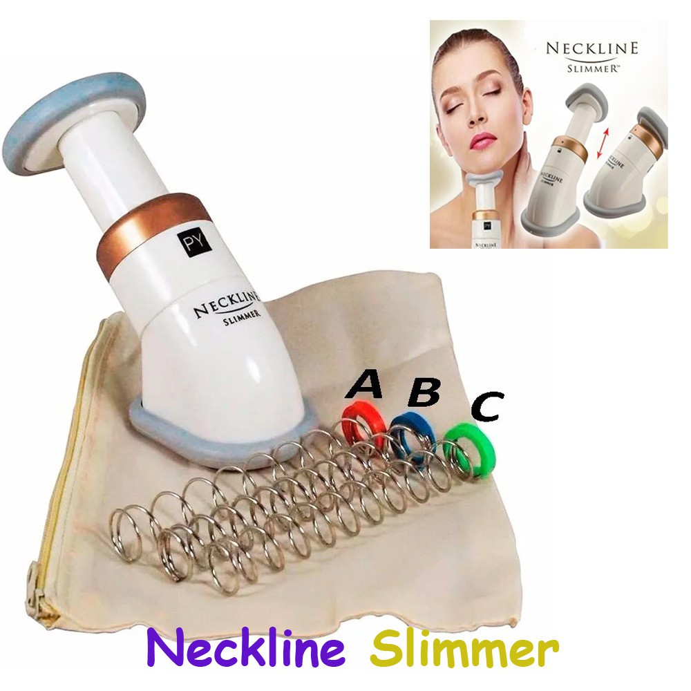 Neckline Slimmer Exercitador Massageador Pescoço Tira Papada Modelador ...