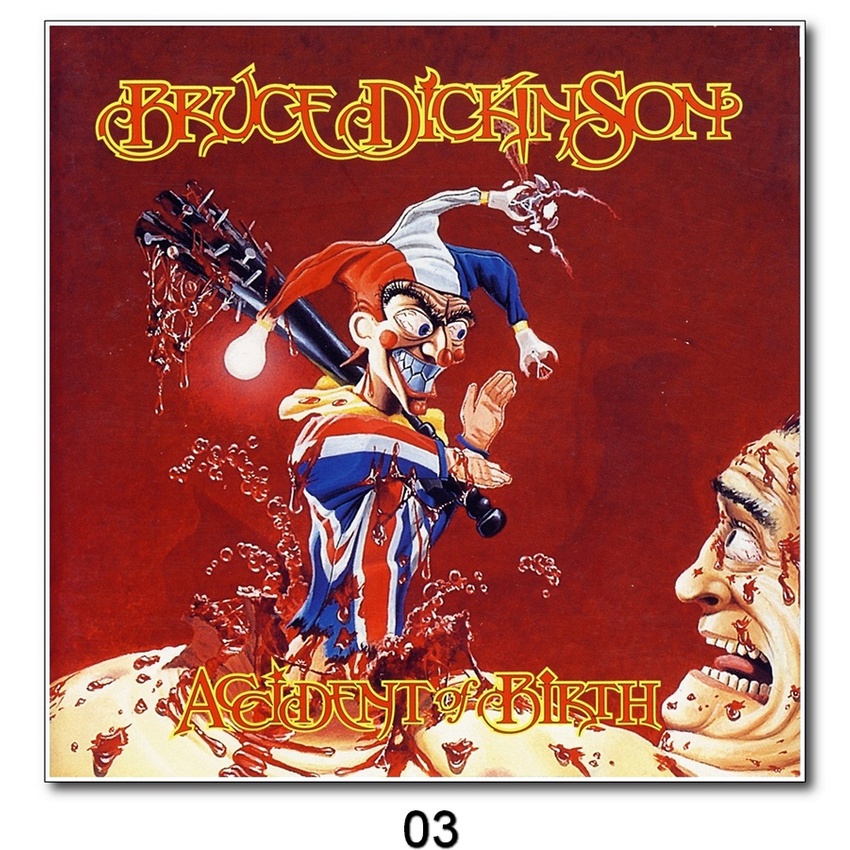 Poster Heavy 03 Bruce Dickinson | Shopee Brasil