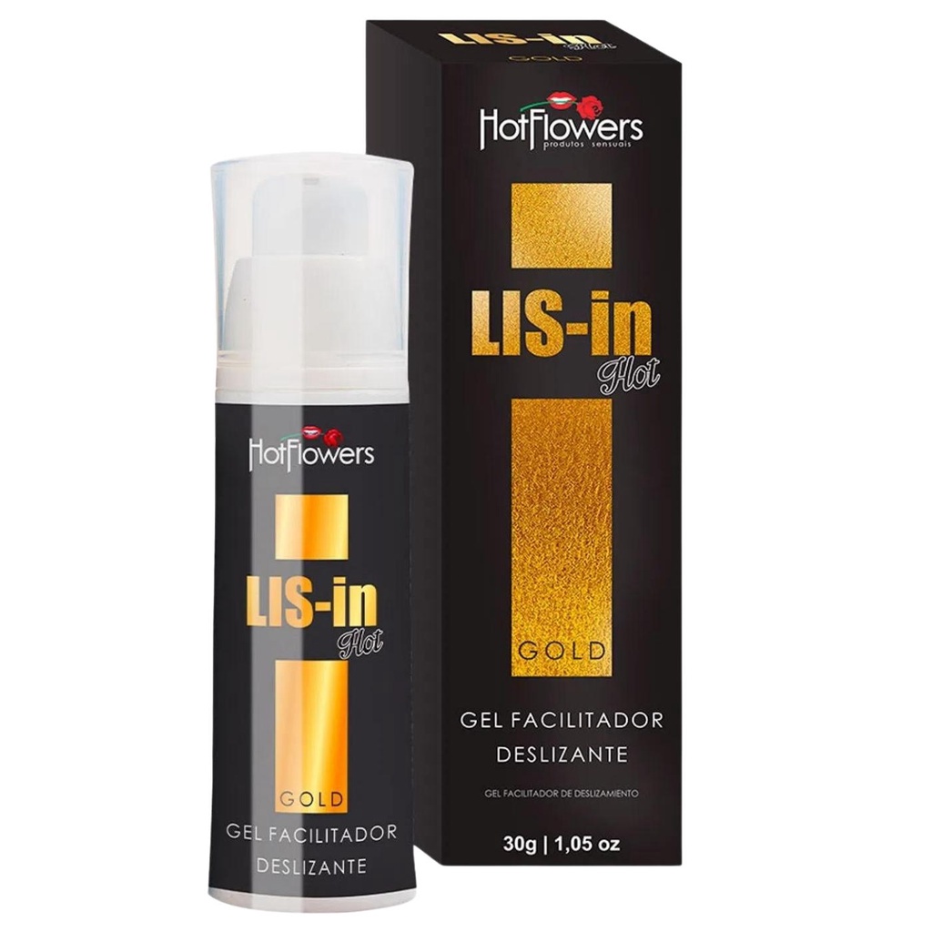 Gel Dessensibilizante Extra Forte Lis-in Lisin Gold 30g Hotflowers- Lubrificante íntimo ...