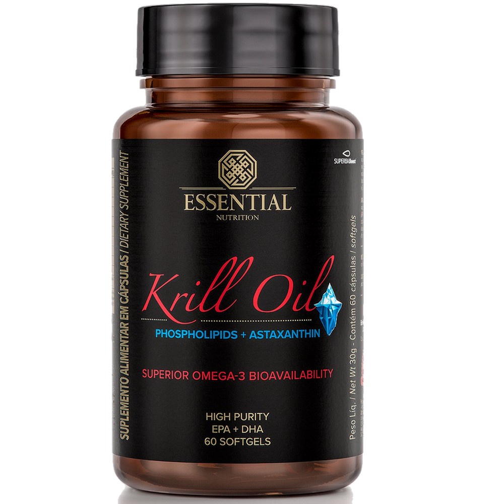 Krill Oil - (60 Capsulas) - Essential Nutrition | Shopee Brasil
