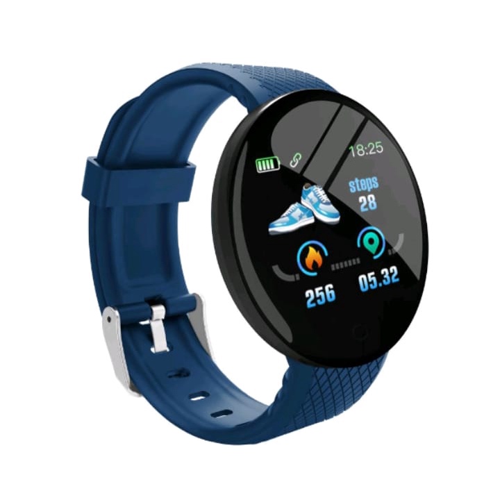 Smartwatch redondo D18 | Shopee Brasil