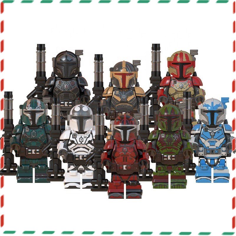 Brinquedos Modelo Infantis Minifiguras Star Wars Pequenas Partículas ...