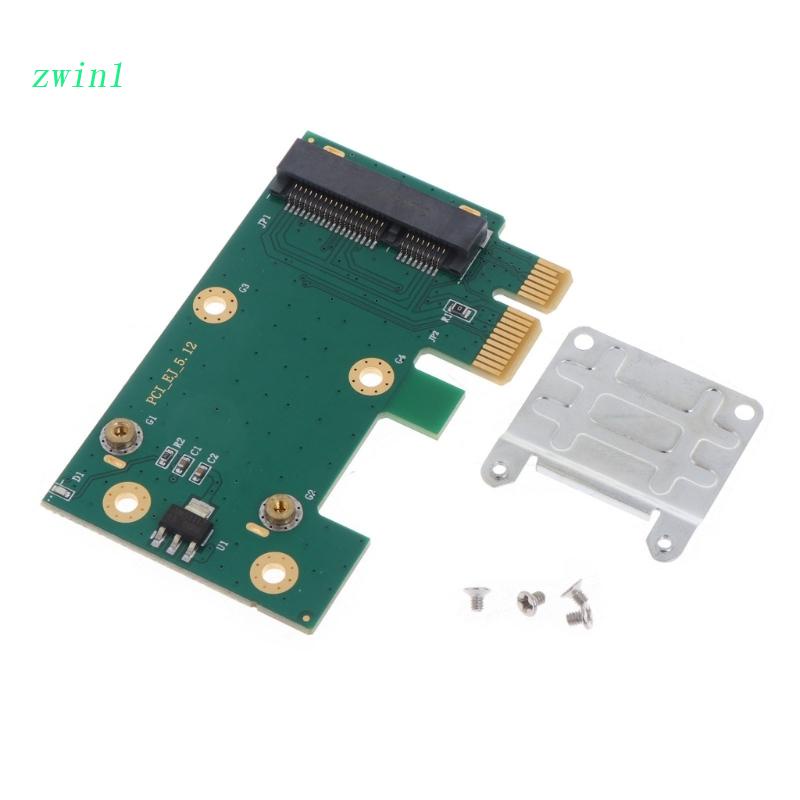 Placa Fio zwin1 PCIE Para PCI-E Riser Adaptador WiFi Modelo SQWF-M1 ...