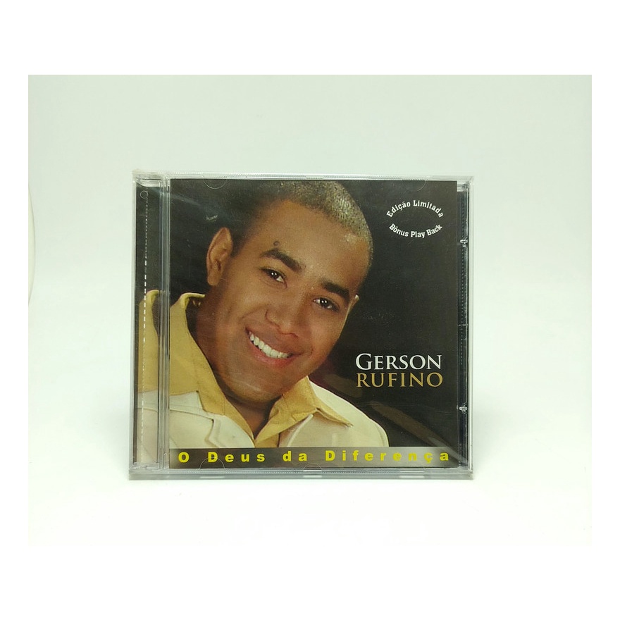 Cd Gerson Rufino - O Deus Da Diferencia | Shopee Brasil