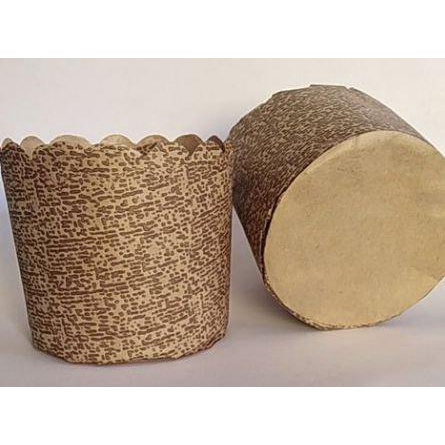 Forma de papel para panetone decorado 400 gramas pacote com 100 ...