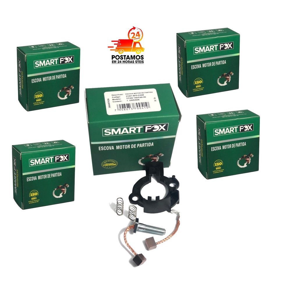 Mesa Escova Motor Partida Titan 150 / Fan 150 (5 Unidades) | Shopee Brasil