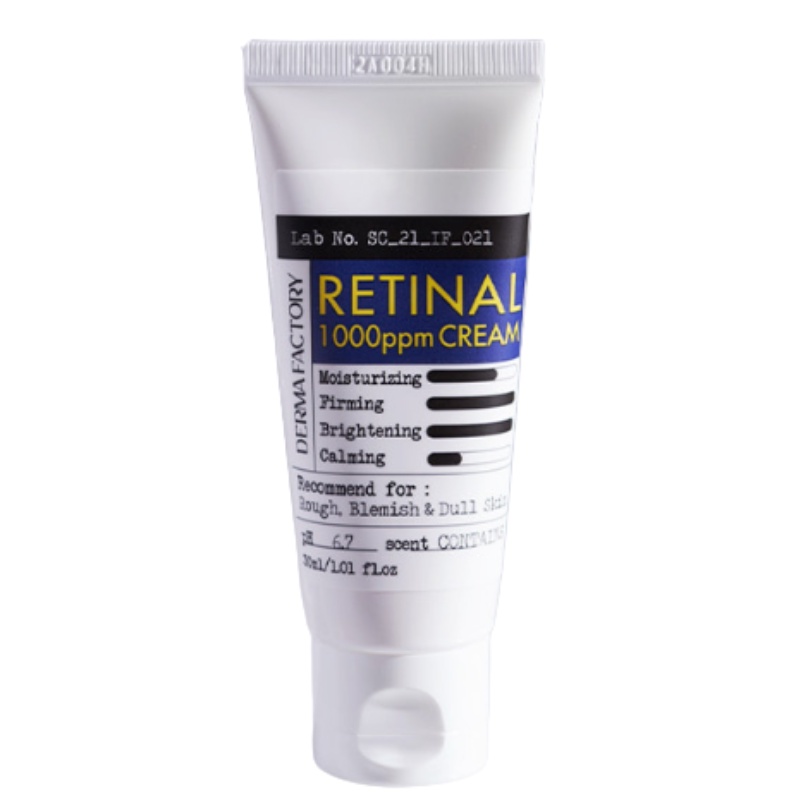 DERMA FACTORY Creme Retinal 1000ppm 1.01 fl.oz/30ml (Data De Validade ...
