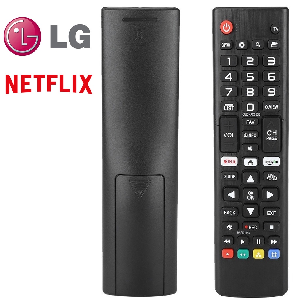 controle lg Tv Smart 4k . Uj6300 Uk6510 E Lk 8035 Netflix Amazon - Nfe ...
