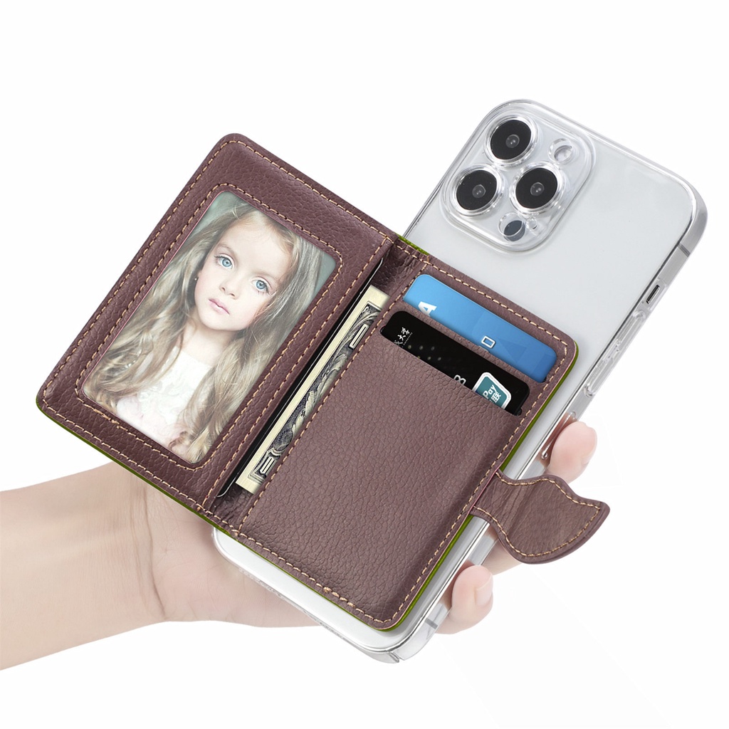 Universal Mobile Phone Back Sticking Card Case Porta-Cartões Multi ...