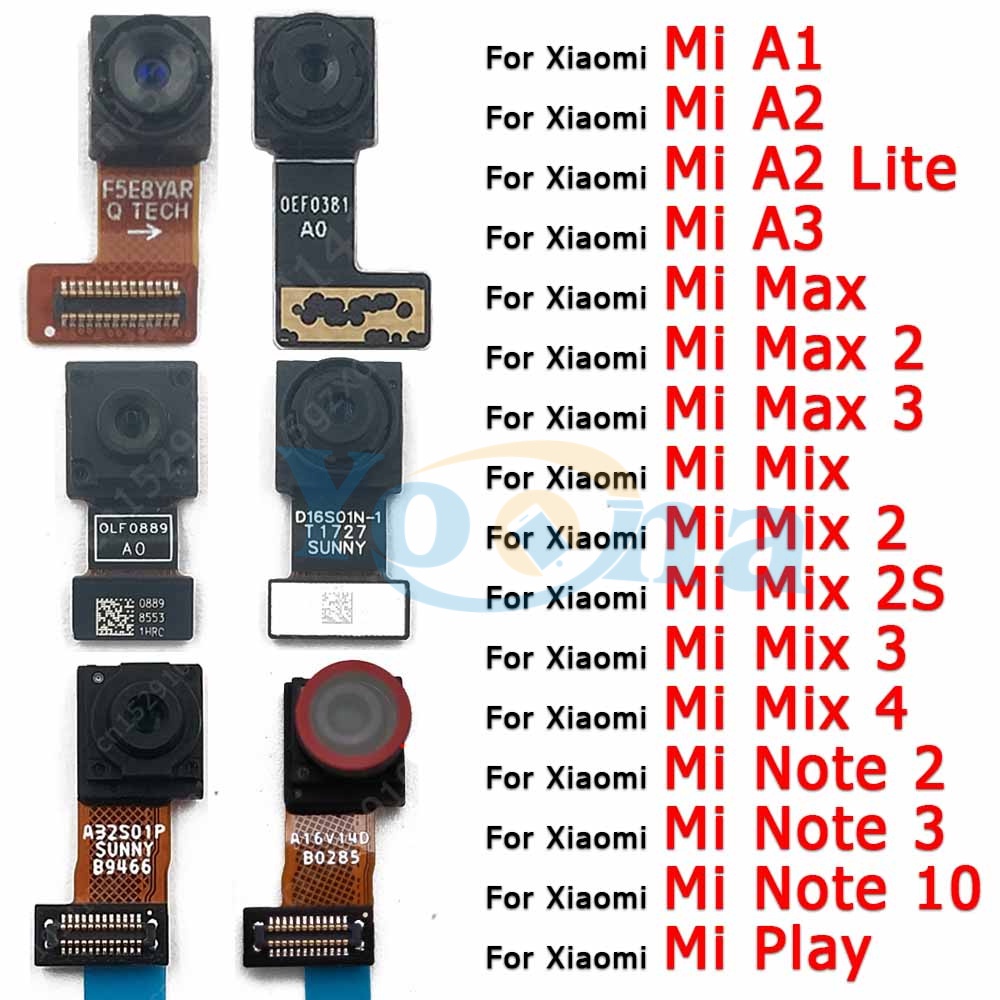 Câmera Selfie Para Xiaomi Mi A1 A2 Lite A3 Max 2 Mix 2S Note 10 Pro Play Módulo De Frontal ...
