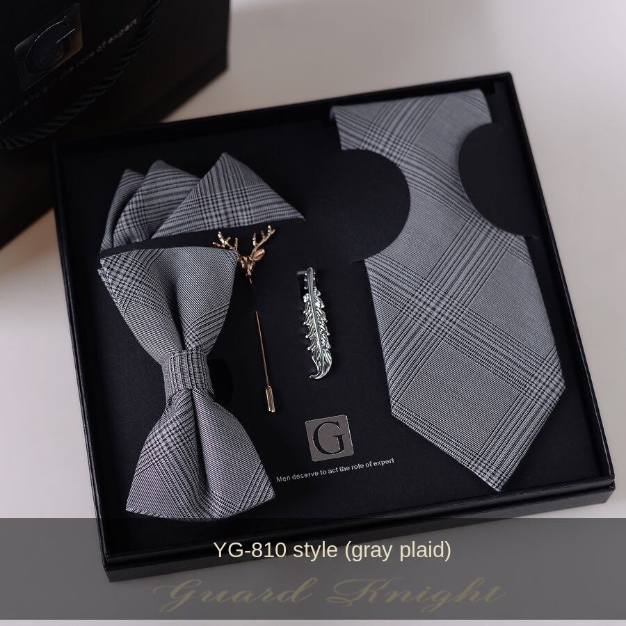 Gravata Masculina Formal Casual Laço Tie Gift Box Set Groom Casamento ...