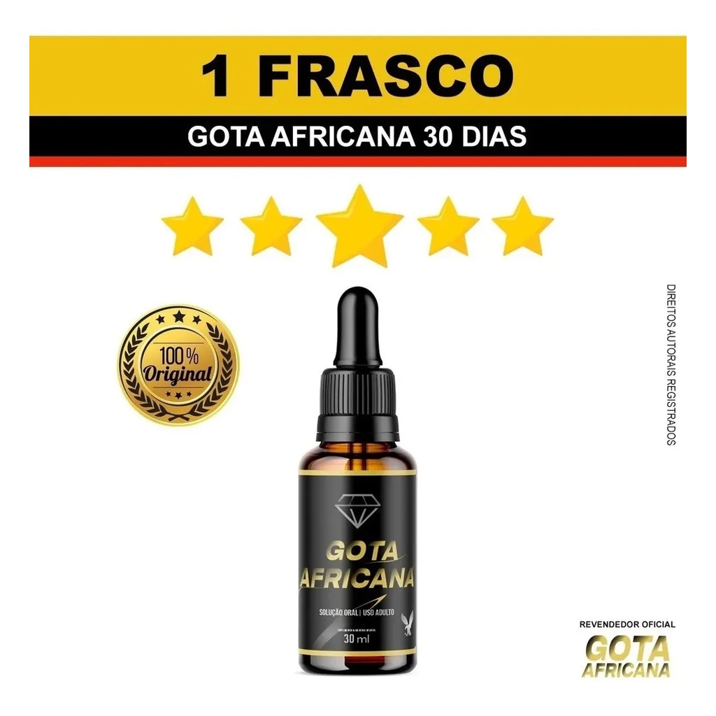 Gota Africana 1 frasco- Original | Shopee Brasil