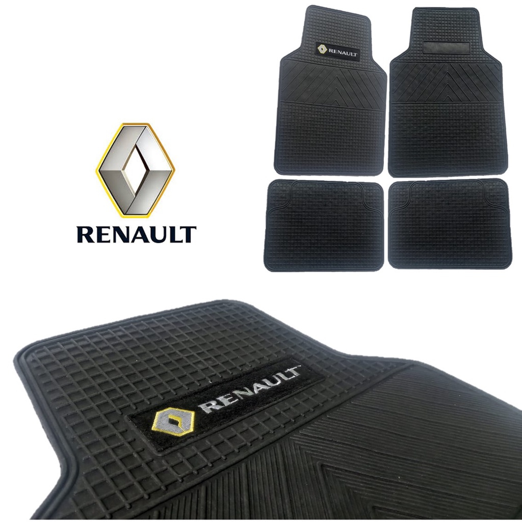 Tapete Automotivo Borracha Universal carro reforçado RENAULT | Shopee ...