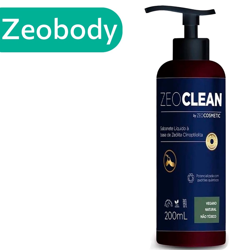 Sabonete Líquido Zeoclean Perfumado Antibacteriano 200ml | Shopee Brasil