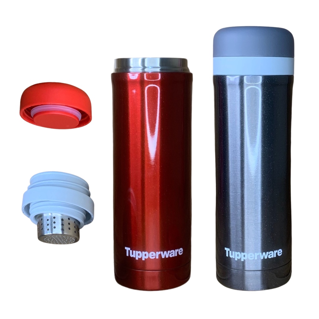 Garrafas Térmicas Tupperware 420ml Inox Originais Novas Tapuer Tapower ...