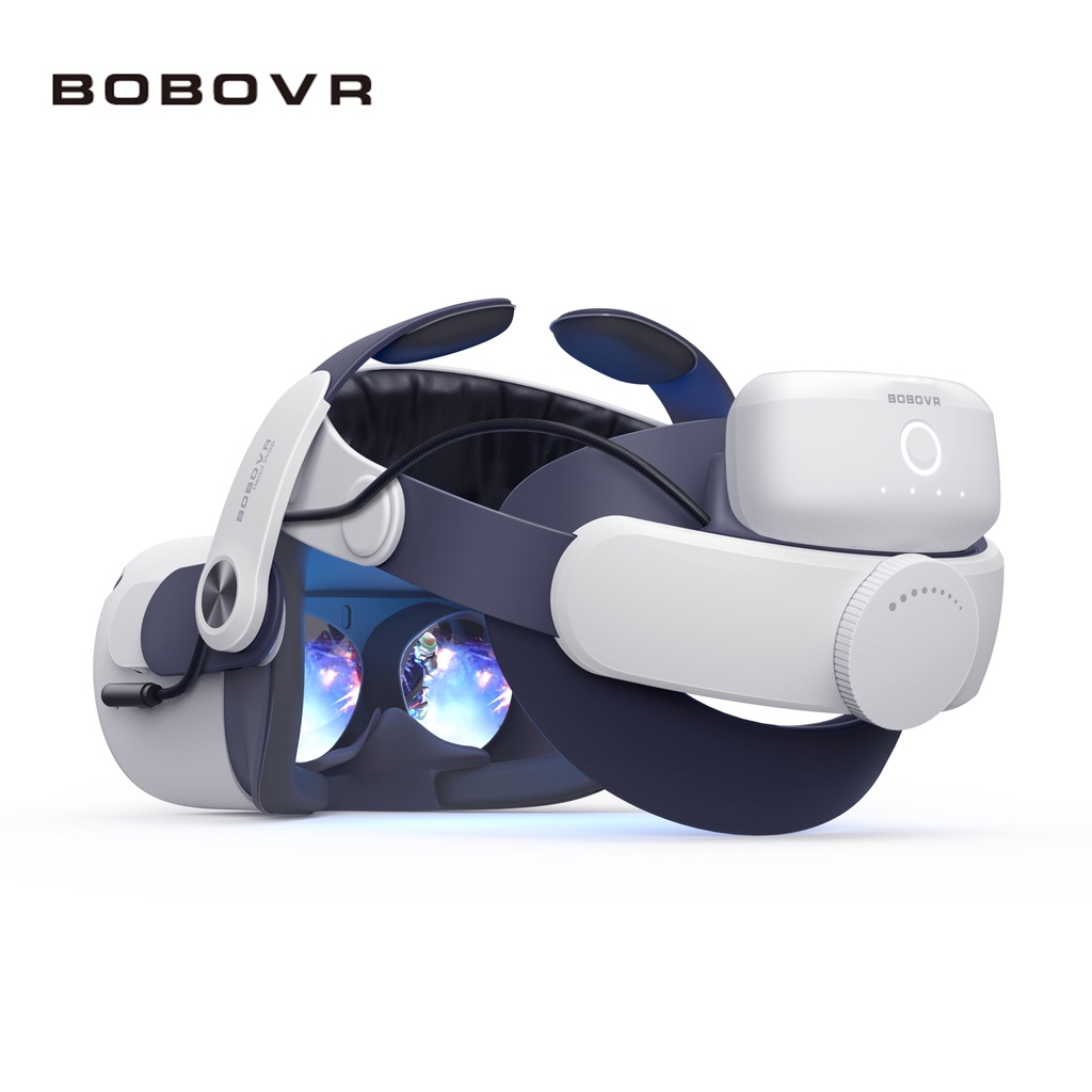 BOBOVR M2 PRO+ Head Strap With Battery For Oculus Quest 2 VR Headset ...