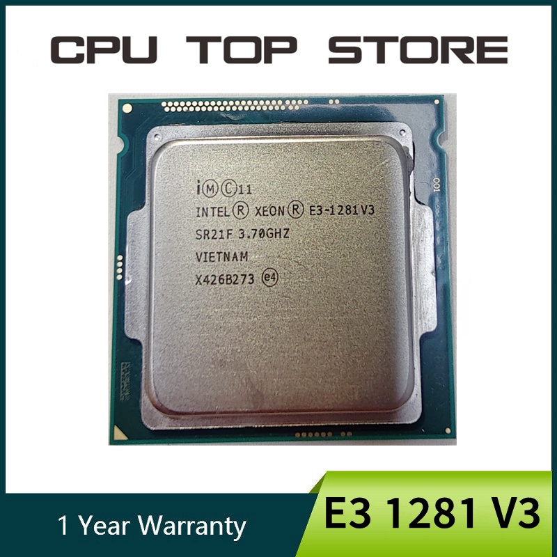Intel Xeon E3 1281 V3 E3 1281V3 3.7GHz Processador De CPU Quad-Core De Oito Linha L3 = 8M 82W ...