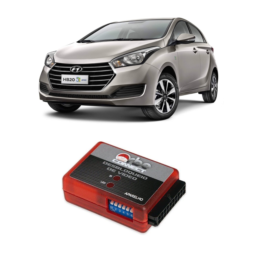 Interface Módulo Desbloqueio Áudio Vídeo Carro Hyundai Hb20 | Shopee Brasil