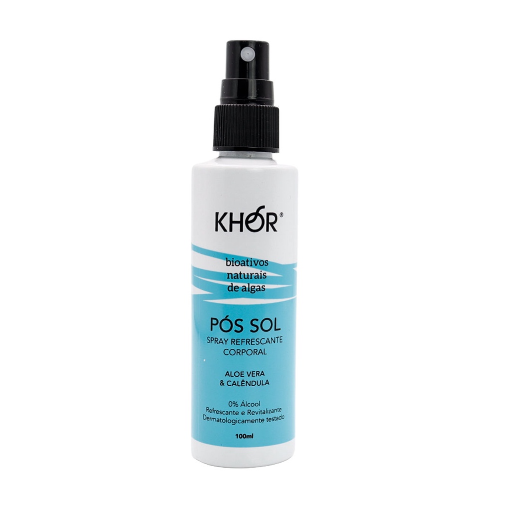 Spray Refrescante Pos-Sol KHOR 100mL | Shopee Brasil