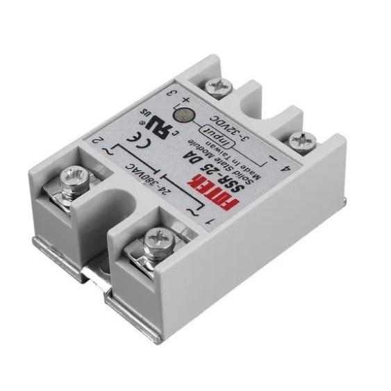 RELE DE ESTADO SOLIDO SSR-25DA 25A 380V 3-32V | Shopee Brasil