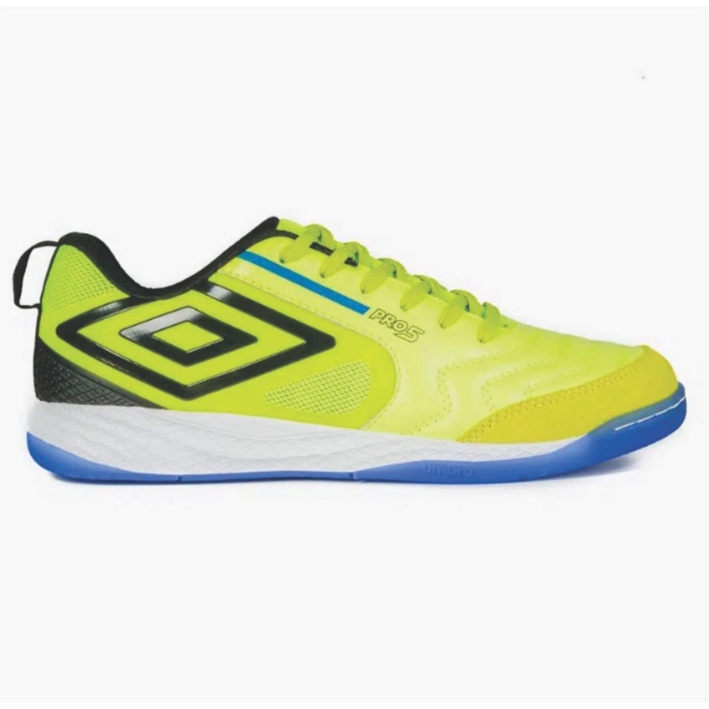 Chuteira Futsal Umbro Pro 5 Bump (royal/white/lime) | Shopee Brasil