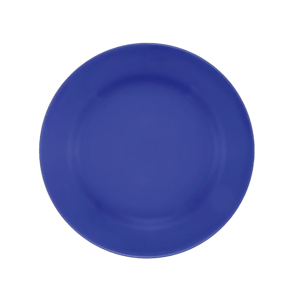 Prato Raso Azul Mesa Jantar Cerâmica 24 Cm Azul | Shopee Brasil