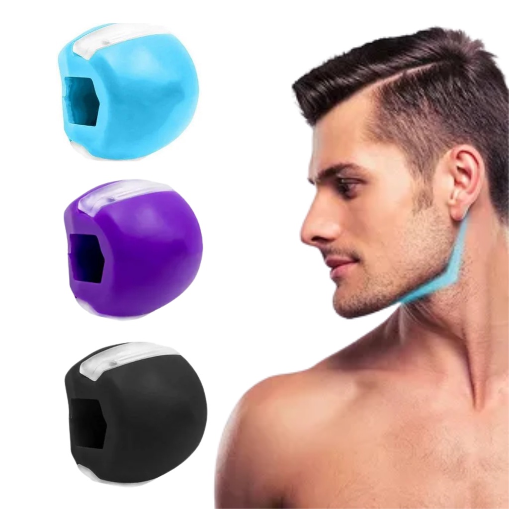 Jawline Exercitador Facial de Mandibula Maxilar Mewing Exercícios ...