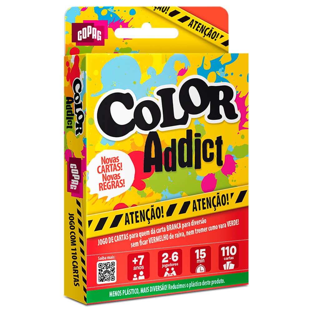 Jogo de Cartas Color Addict | COPAG | Shopee Brasil