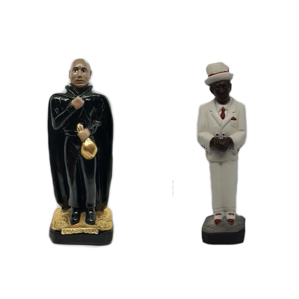Imagem Seu Zé Pilintra E Exu Ouro Candomblé Umbanda Estátua | Shopee Brasil