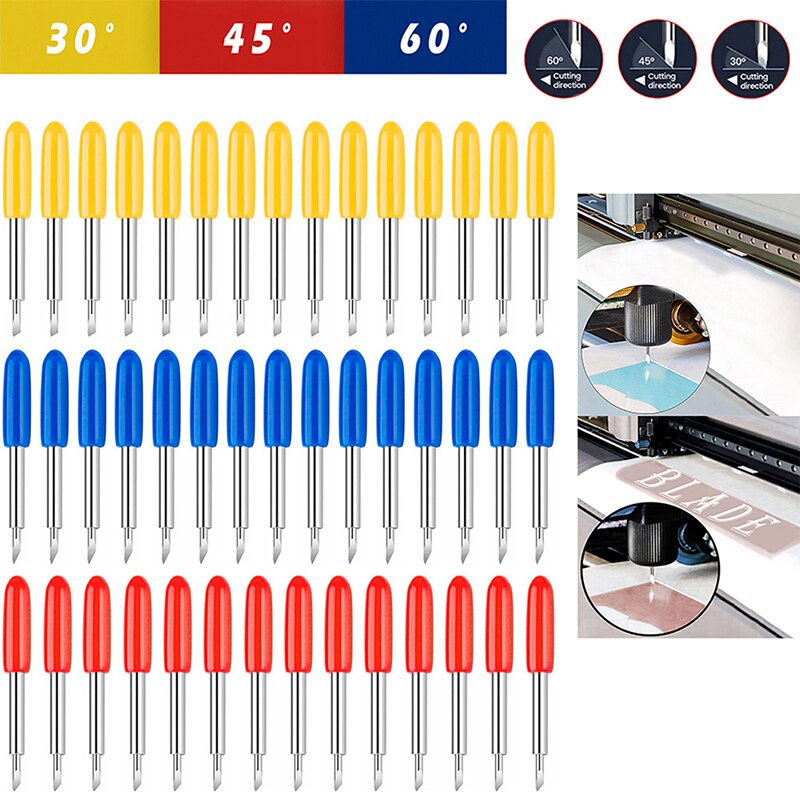 HOT 30 Pcs 30/45/60 Graus Roland Cricut Cutting Plotter Vinyl Cutter ...