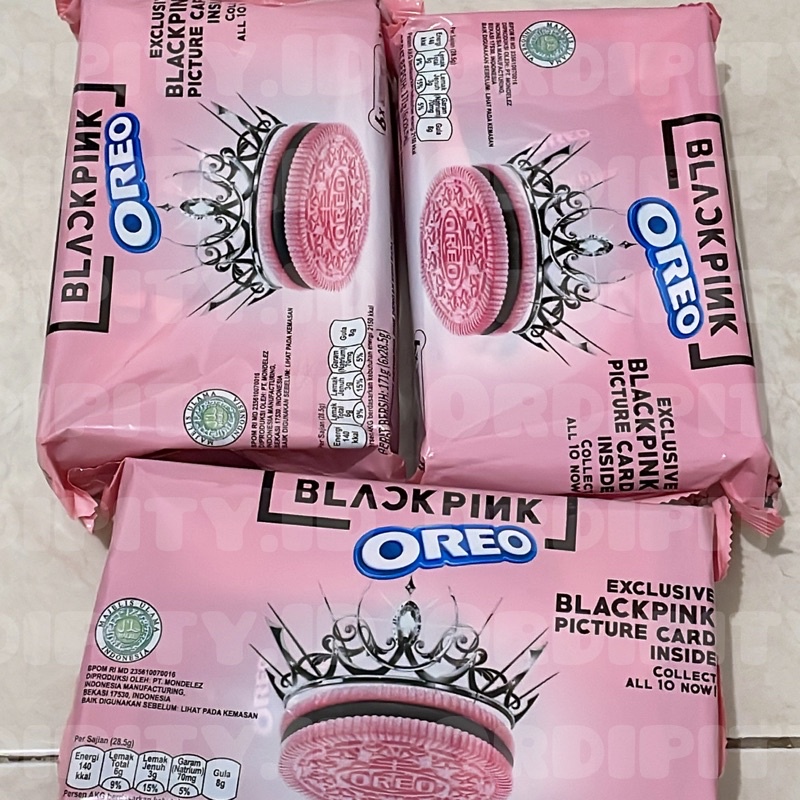 [OREO X BLACKPINK PHOTOCARD COLLABORATION PC JENNIE JISOO LISA ROSE ...