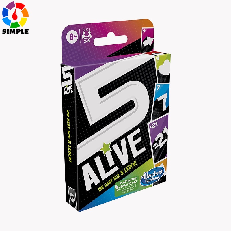 Five Alive Card Game Easy to Learn Family Game from 8 Years | Shopee Brasil