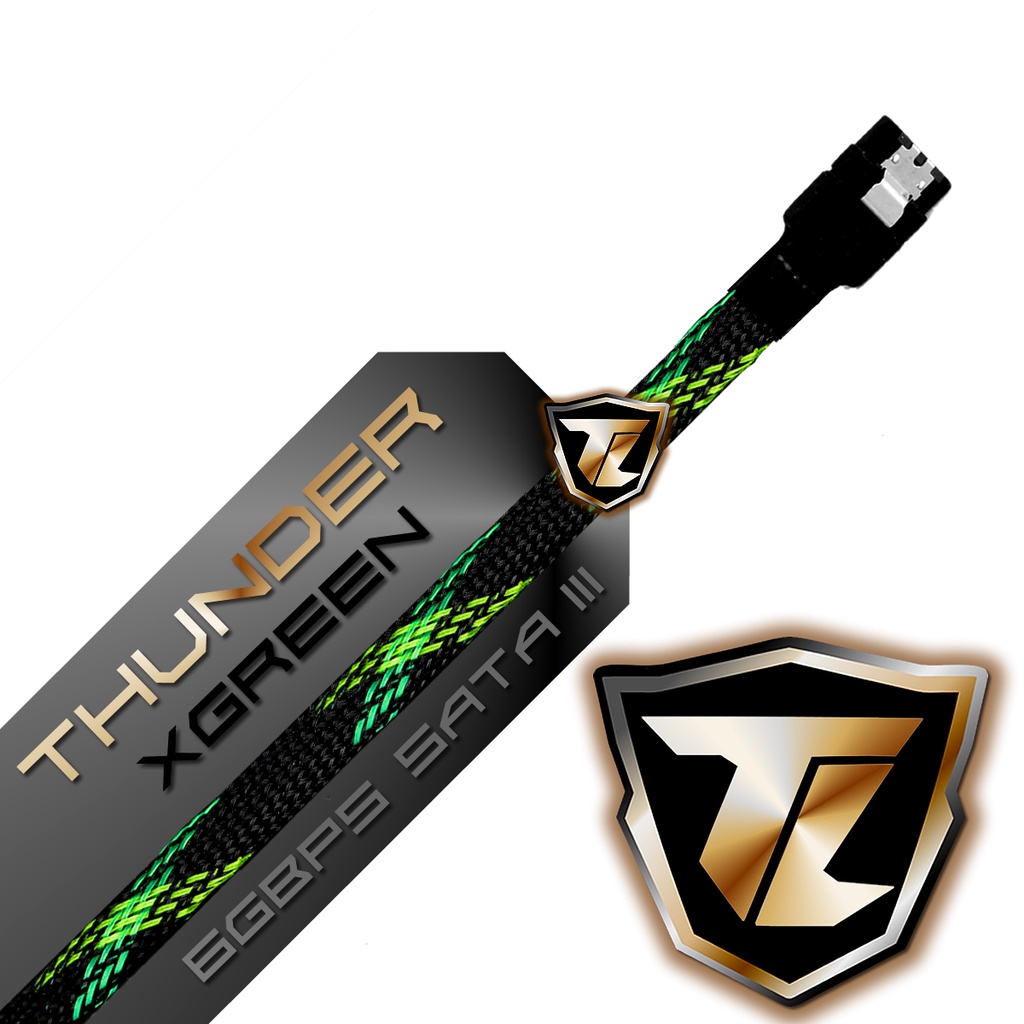Cabo Sata 3 6gb/s XThunder Special Edition Pc Gamer Ssd Hd Verde ...