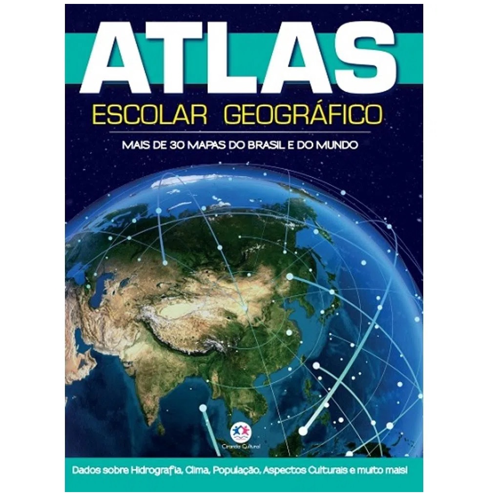 Livro Atlas Escolar Geografico | Shopee Brasil