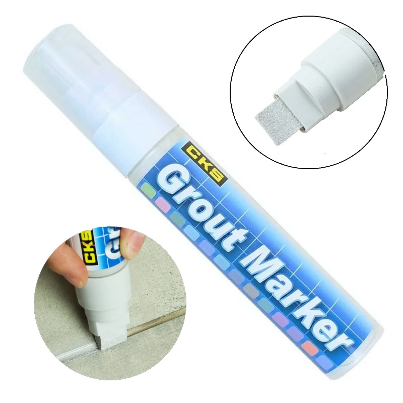 Caneta Marcador Para Rejunte Grount Marker CKS Branca 40g | Shopee Brasil