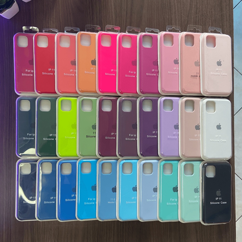 Capinha Case Para iPhone 11 Normal Aveludada De Silicone Premium ...